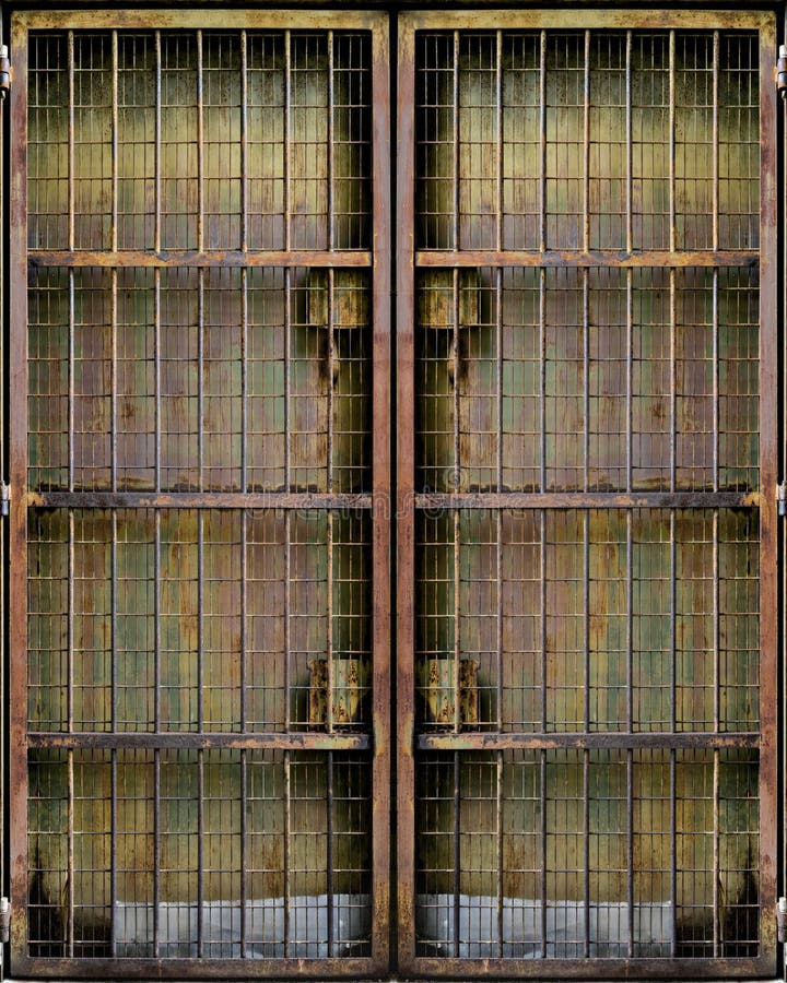 Rusted Metal Gate stock image. Image of frame, metallic - 80197631