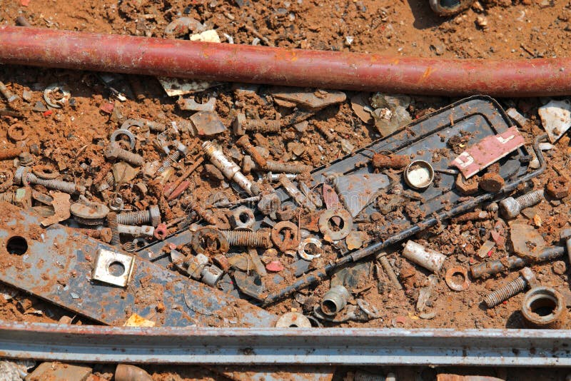 Rusted Metal Objects in Recycling for the Recovery of Iron Mater Stock ...