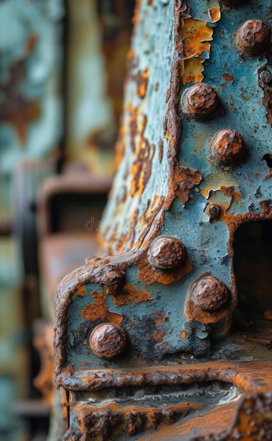 Rusted Metal Structure with Rust and Rust Stock Illustration ...