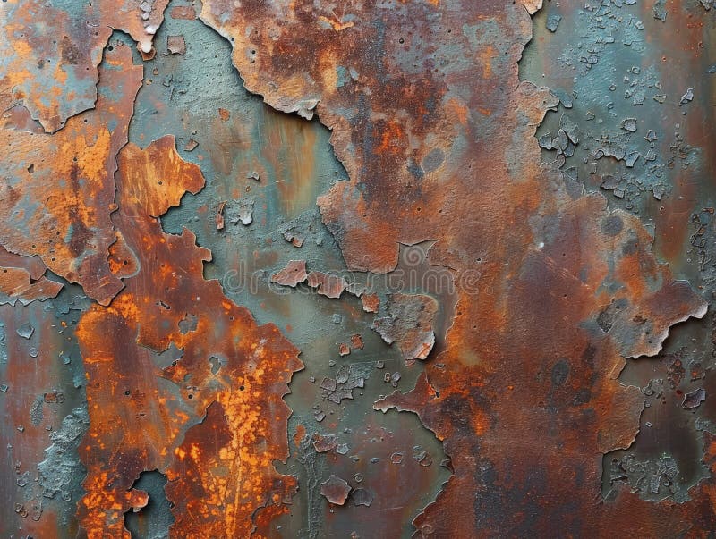 Rusted Metal Surface Covered in Rust Stock Illustration - Illustration ...