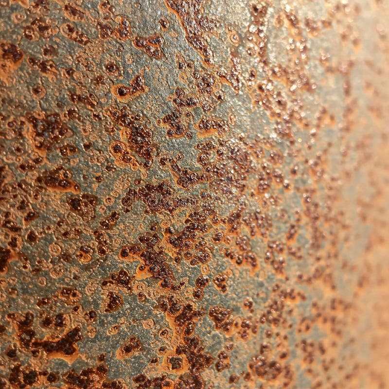 Rusted Metal Surface Exhibiting a Rich Texture with Irregular Patterns ...