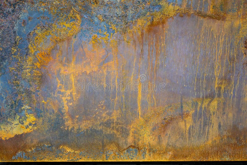 Rusted Metal Surface in Interesting Patterns, As an Abstract Background ...