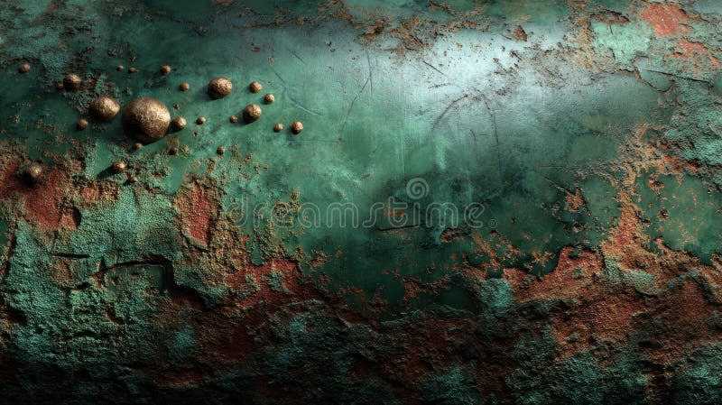 Rusted Metal Surface Oxidized Copper Stock Illustration - Illustration ...