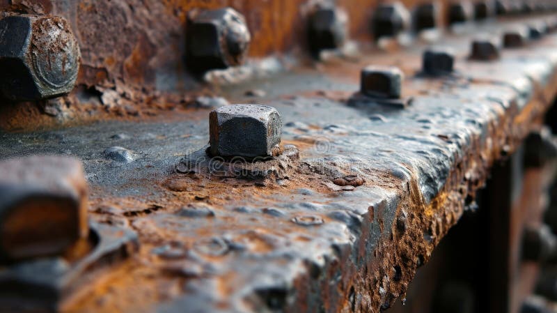 Rusted Metal Surface with Small Rocks Stock Image - Image of stones ...