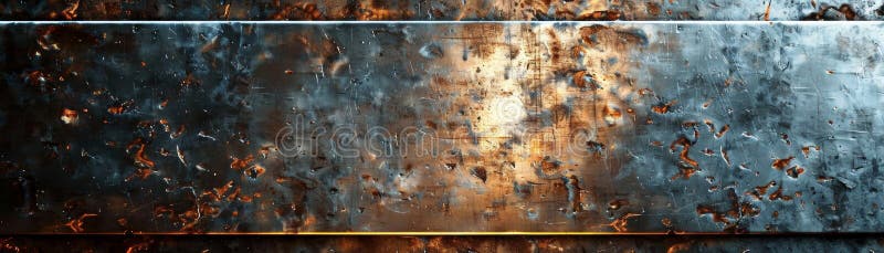 Rusted Metal Texture with a Blueish Tint Stock Illustration ...