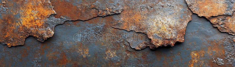 Rusted Metal Texture, a Closeup View of Age and Oxidation Stock ...