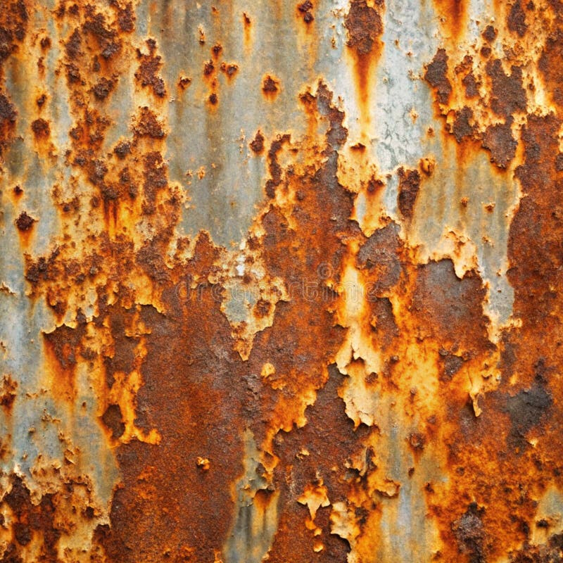 Rusted Metal Texture with Grunge Effect Stock Illustration ...