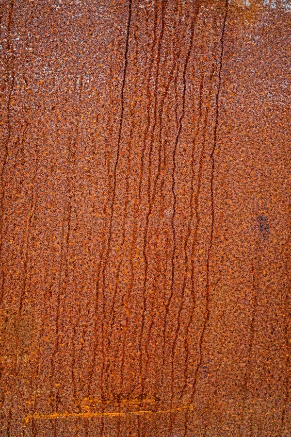 Rusted Metal Texture with Track of Water Drop Stock Image - Image of ...