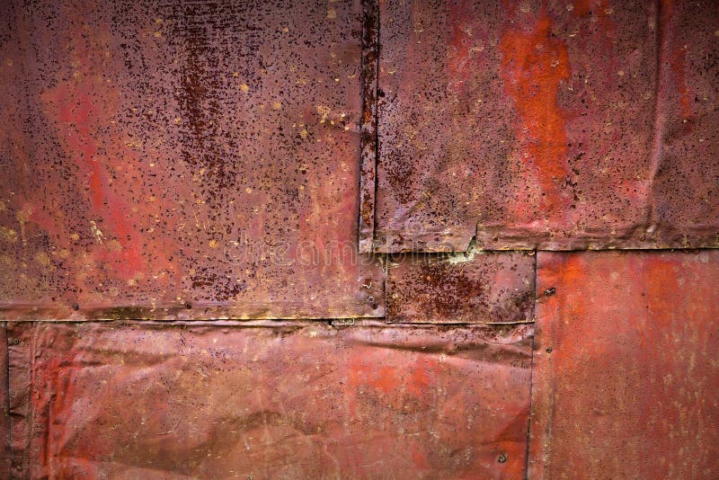 Rusted Steel Wall Panels stock image. Image of rusted - 102261821