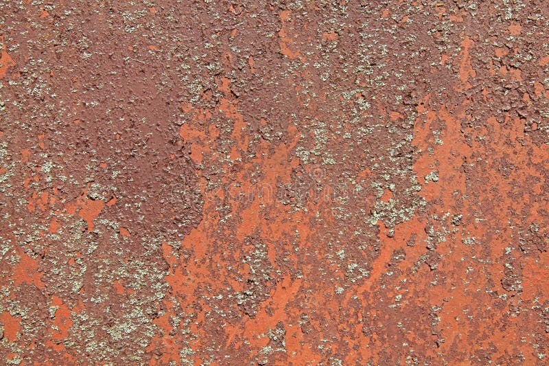 Rusted Metallic Background, Texture. an Old Red and Rusty Surface with ...