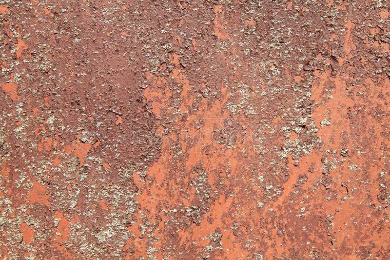 Rusted Metallic Background, Texture. an Old Red and Rusty Surface with ...