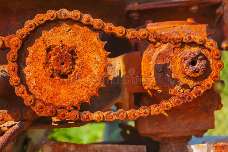 Rusted Metallic Cog-wheels Mehanism Stock Photo - Image of gearwheels ...
