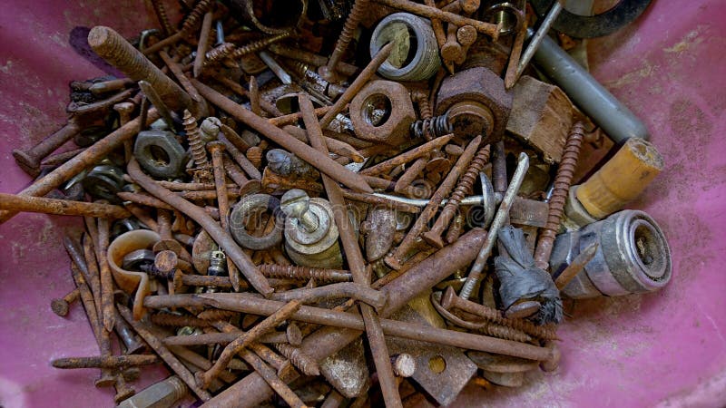 Rusted nuts stock photo. Image of sunlight, macro, industry - 40844510