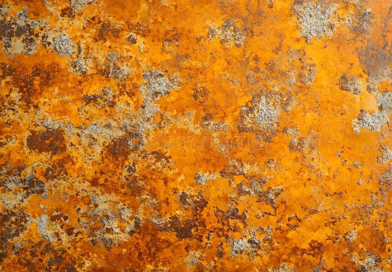 Rusted Orange Metal Surface Texture Background Stock Illustration ...