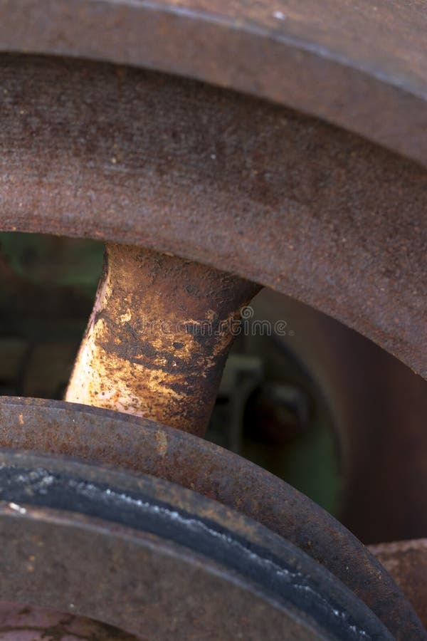 Rusted mechanical part stock image. Image of metal, construction ...