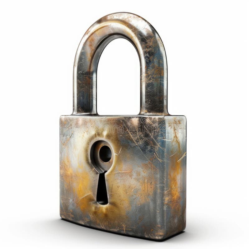 Rusty Padlock: Securing Privacy and Safety with Vintage Metal Lock ...