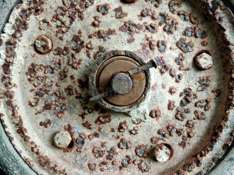 Rusted Pattern on Cart Wheels. Stock Photo - Image of texture, cart ...