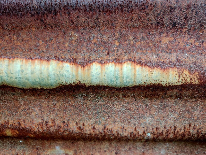 Rusted Pattern on Zinc Sheets. Stock Photo - Image of pattern, zinc ...