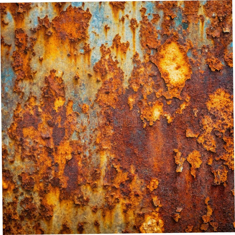Rusted and Peeled Metal Texture for Vintage and Grunge Design Stock ...