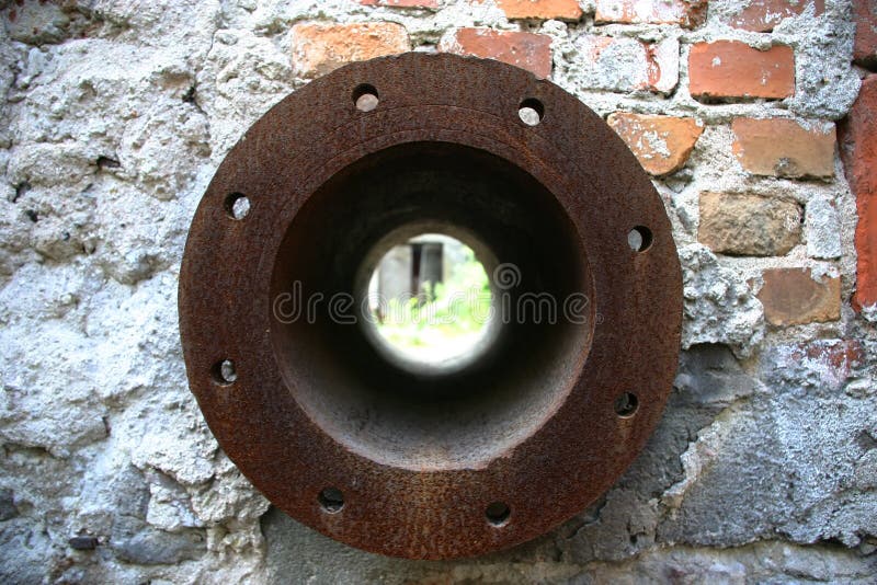 Rusted pipe flange stock photo. Image of heavy, connection - 2221684