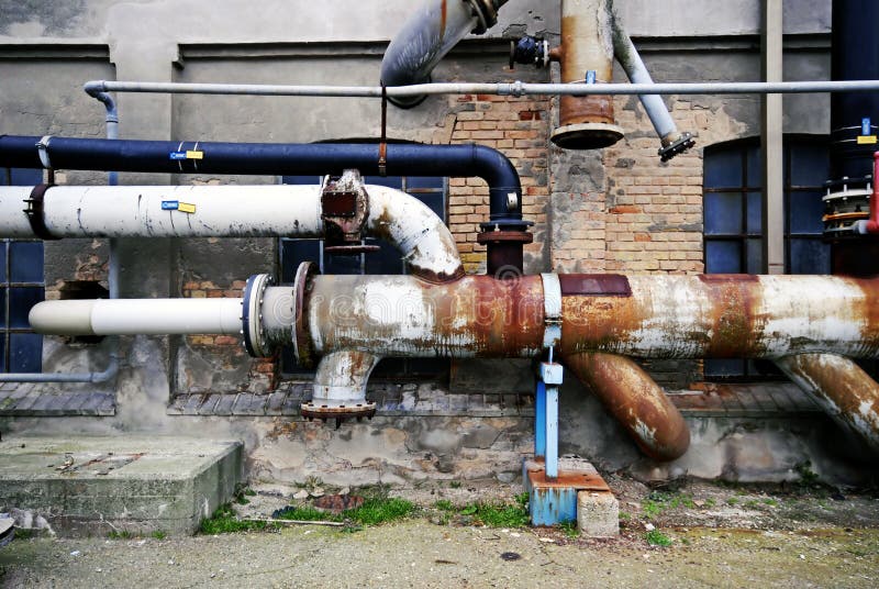 Rusted pipes stock photo. Image of plumbing, water, yellow - 861324