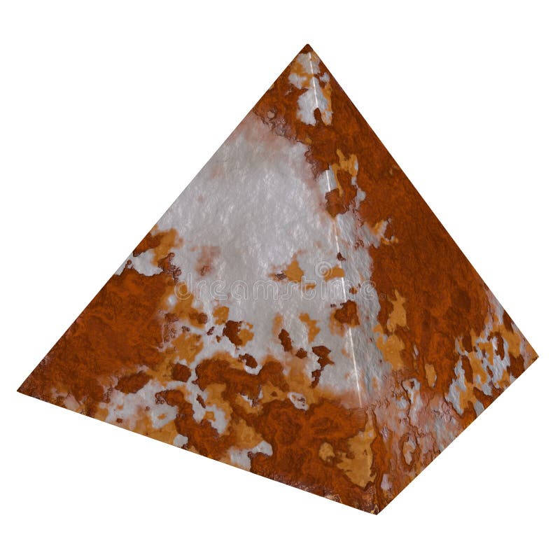 Rust Pyramid Rustic Metal Textures Stock Image - Image of aged, element ...