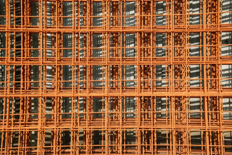 Rusted Reinforcing Material Stock Image - Image of frame, corrosion ...