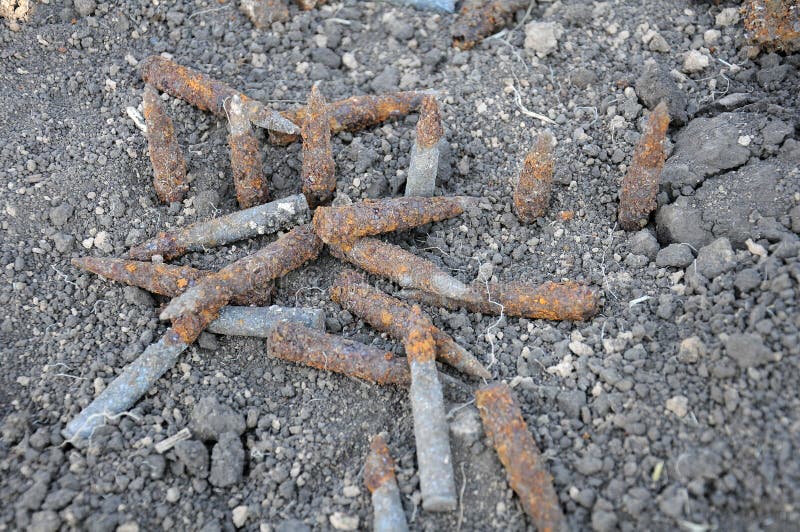 Machine gun cartridges stock image. Image of pattern - 106841043