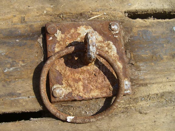 Rusted ring stock photo. Image of time, circle, fixture - 9736748