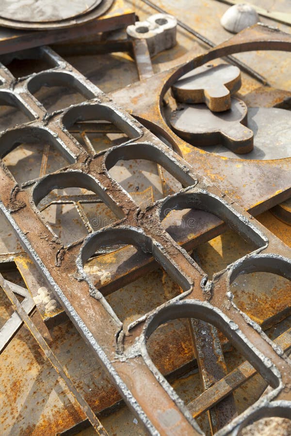 Rusted scrap metal pile stock photo. Image of dumped, ecology - 9828734