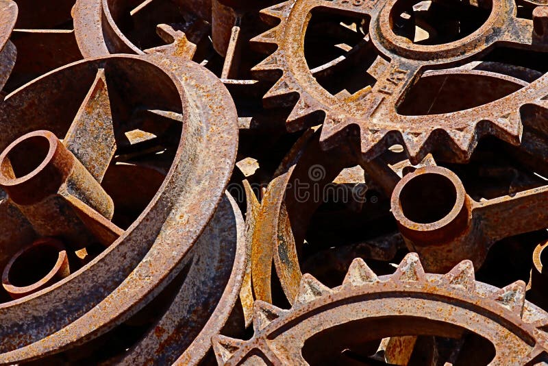 Rusted Scrap Metal stock photo. Image of scrap, rust - 93254790