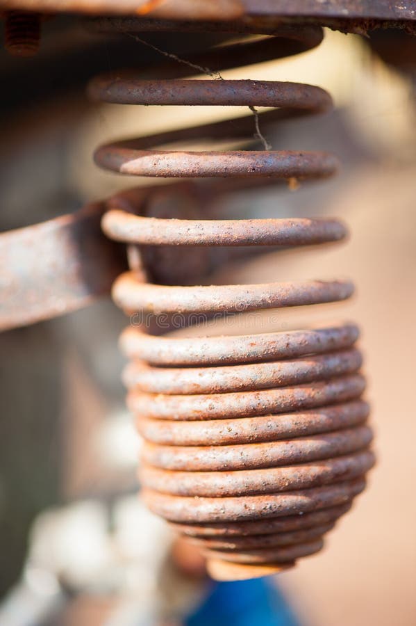Rusted spring stock image. Image of industrial, bicycle - 36364967