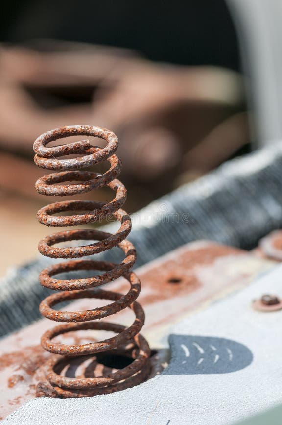 Rusted spring stock photo. Image of summer, vehicle, junk - 74464722