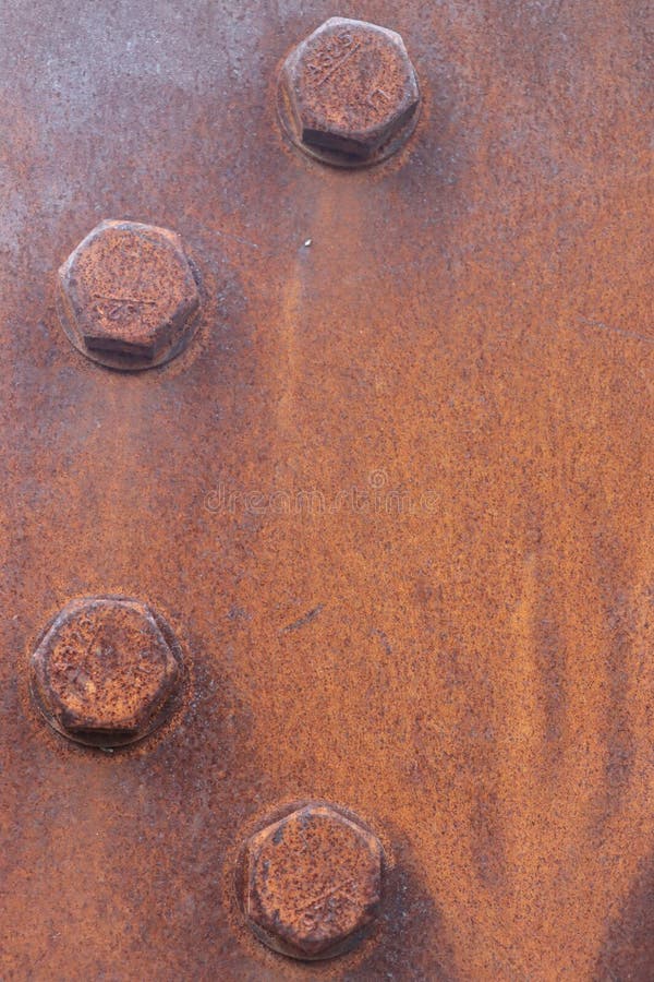 Rusted Steel Bridge Rivet Study Stock Photo - Image of study, oxidation ...