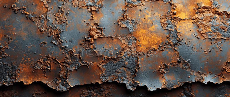 Rusted Steel Surface Close-Up Dark Brown Background Grunge Texture ...