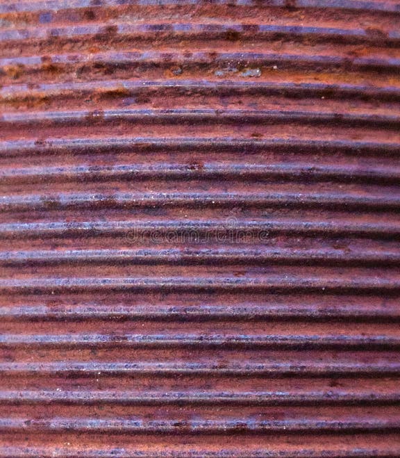 Rusted Steel Threads To an Old Pipe Stock Image - Image of pipe ...