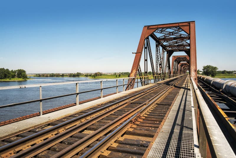 Rusted Steel Train bridge stock photo. Image of scenery - 54889782