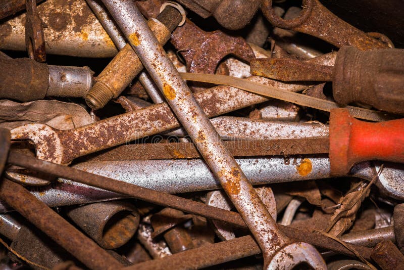 Rusted Tools stock image. Image of engineer, copper, caliper - 89860699