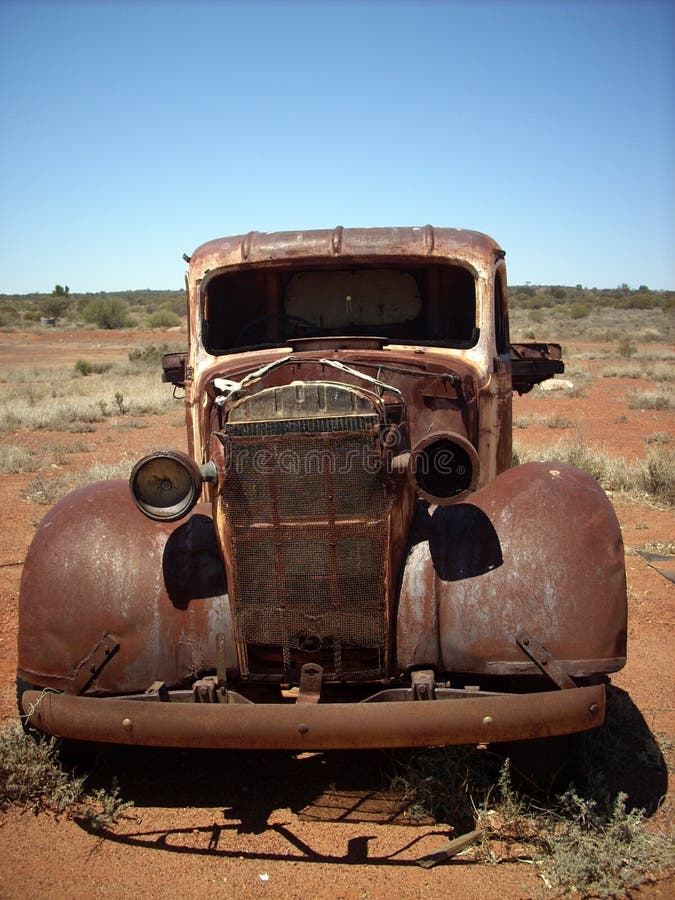 Rusted truck stock image. Image of metal, australia, bush - 25176073