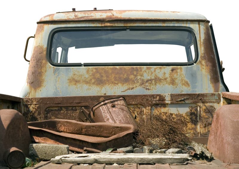 Rusted Truck Bed stock photo. Image of weathered, work - 2098410
