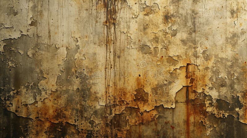 Rusty Wall and Vibrant Red Fire Hydrant Stock Photo - Image of aged ...