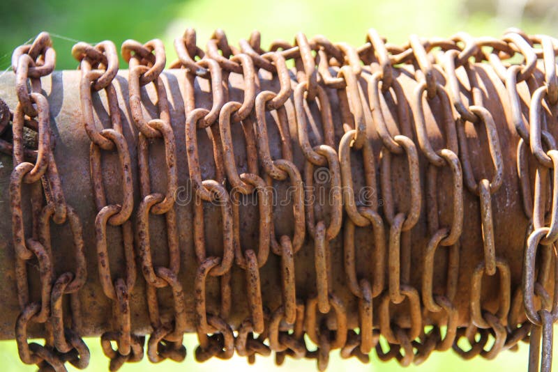 Well chain. stock image. Image of manual, iron, connection - 69566547