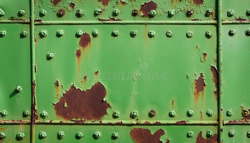 Rusted White Painted Metal Wall. Rusty Metal Background with Streaks of ...