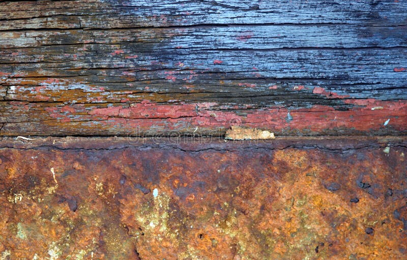 Rusted Wood and Iron stock image. Image of pattern, wallpaper - 2251139