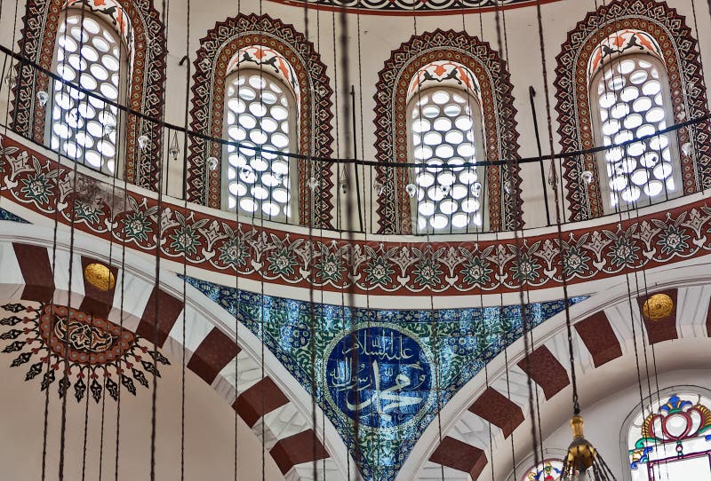 Rustem Pasha Mosque, Istanbul Stock Image - Image of asia, historical ...