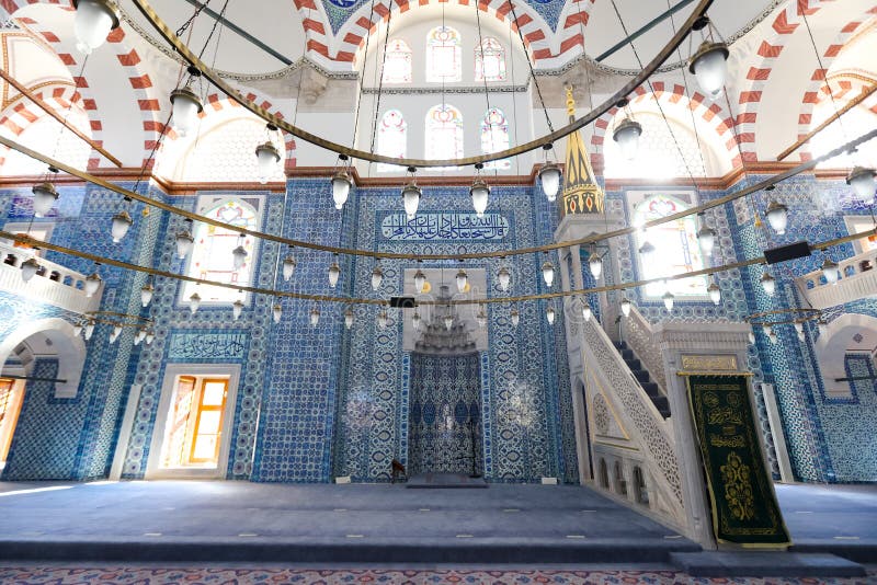 Rustem Pasha Mosque in Istanbul, Turkey Stock Image - Image of islamic ...
