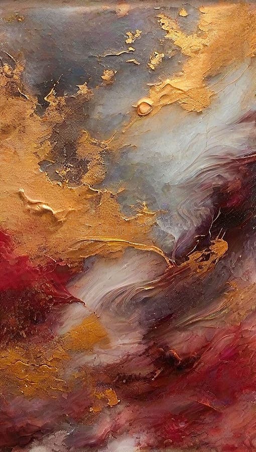 Rustic Abstract Brown Maroon Gold Background for Your Multimedia ...