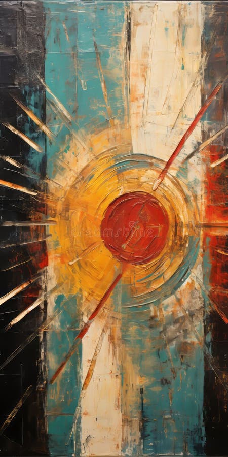 Rustic Abstraction: a Dramatic Composition of a Vintage Barn Wood Sign ...