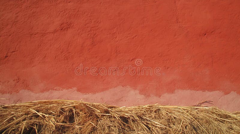 Rustic Adobe Clay Wall Texture with Rough Surface and Straw Detail ...