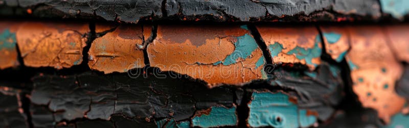 Rustic Anthracite Blue Metal Frame Texture Background with Text Space ...